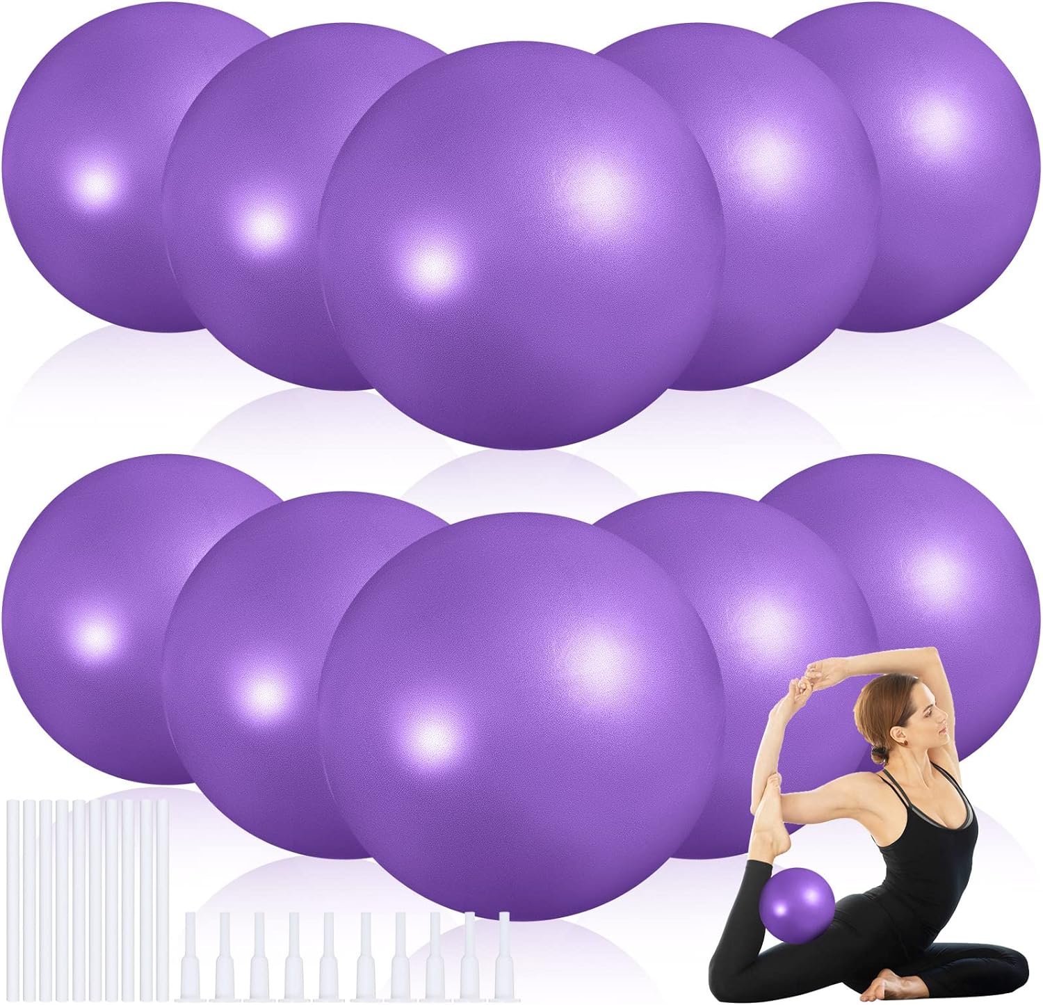 Purple Exercise Pilates Ball Review - Yoga Gear