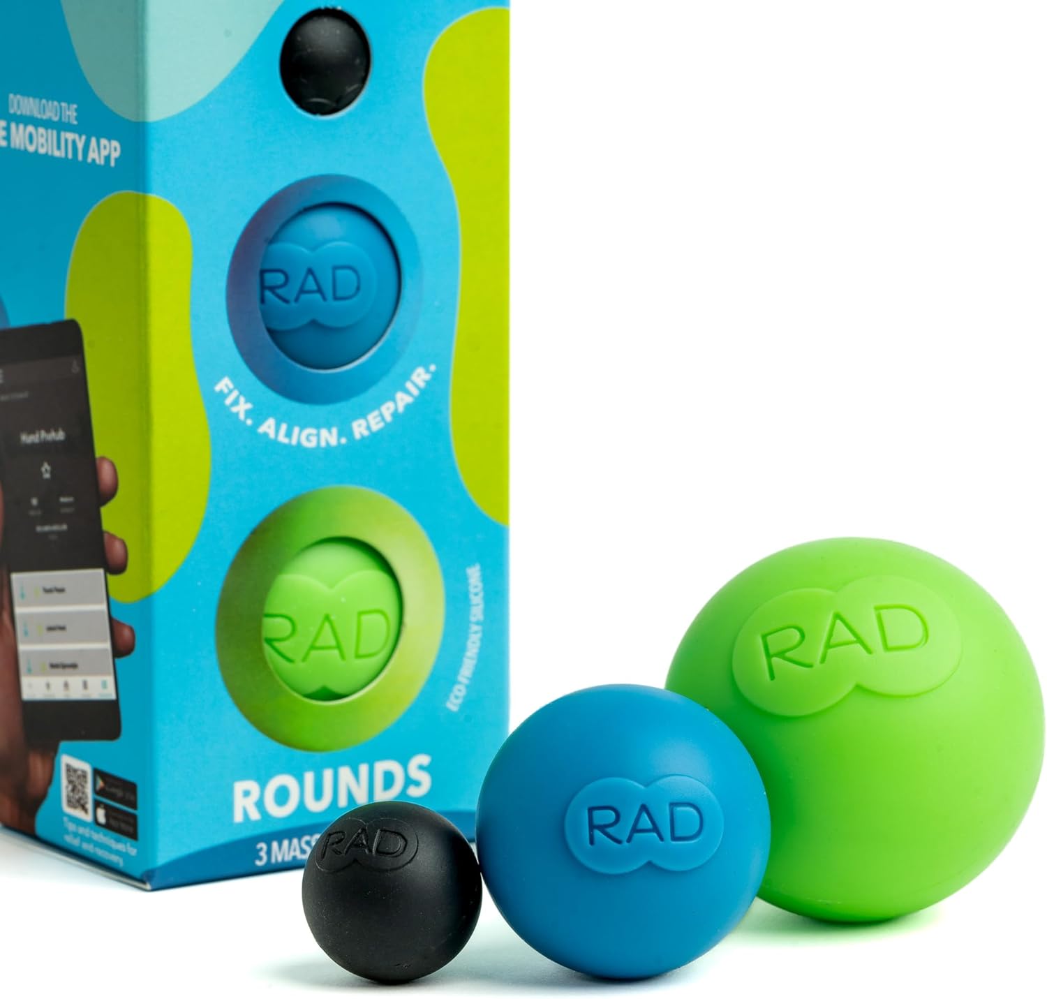RAD Rounds Massage Balls review - Yoga Gear