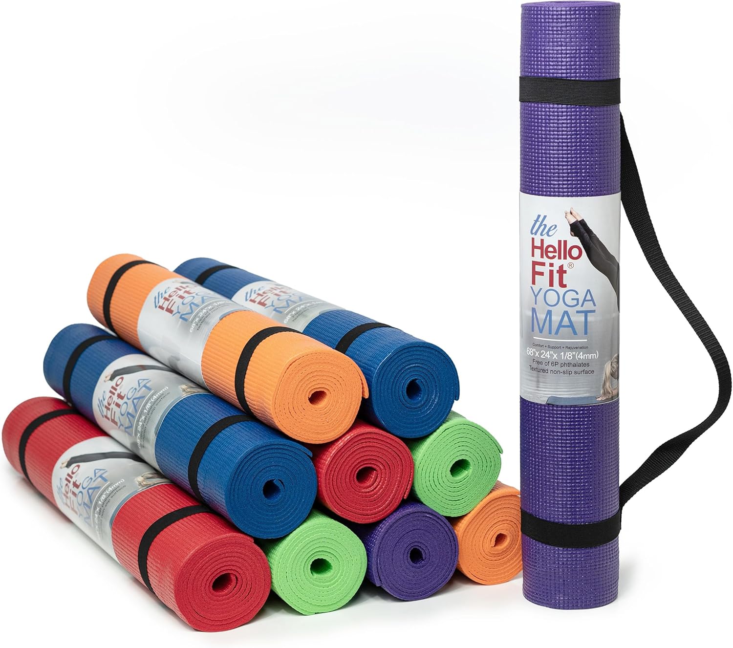 Hello Fit 10-Pack Yoga Mat Review - Yoga Gear
